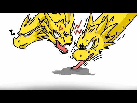 King Ghidorah - animation memes