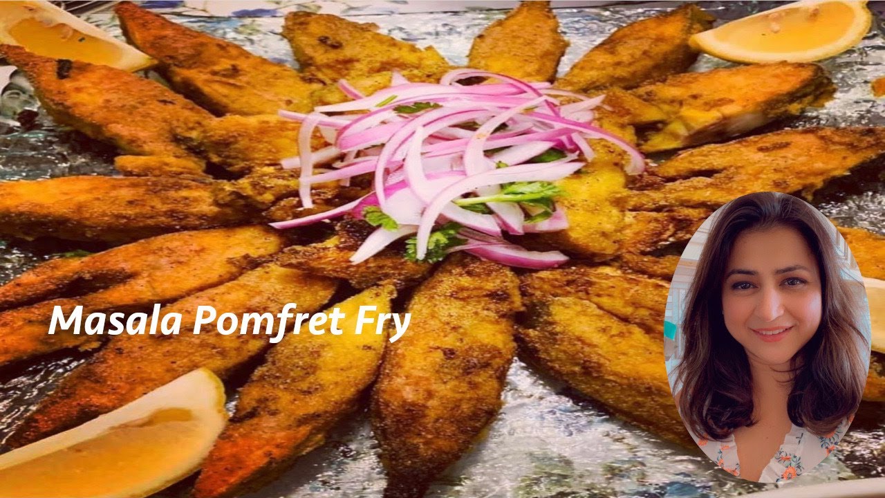 Masala Pomfret Fry / Fish Fry Indian style. - YouTube