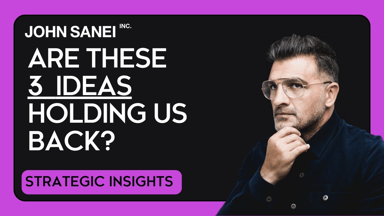 3 Outdated Concepts Society Needs to Let Go Of | John Sanei inc - YouTube