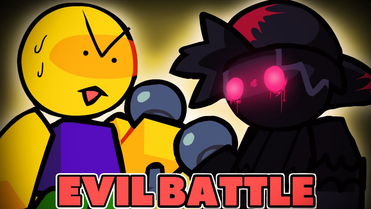 FRIDAY NIGHT FUNKIN' mod EVIL Boyfriend VS Noob (DOWNLOAD) - YouTube