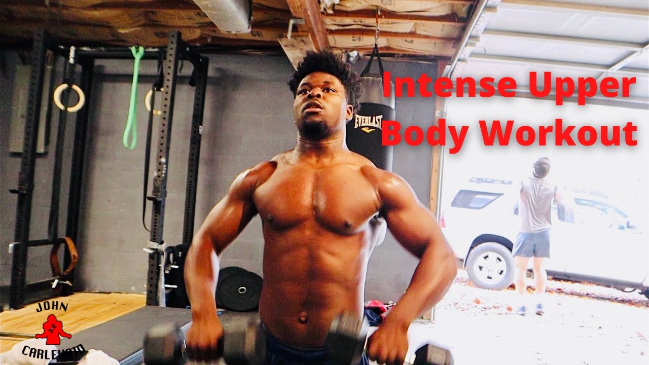 Intense Upper Body Workout (how to build muscle) - YouTube