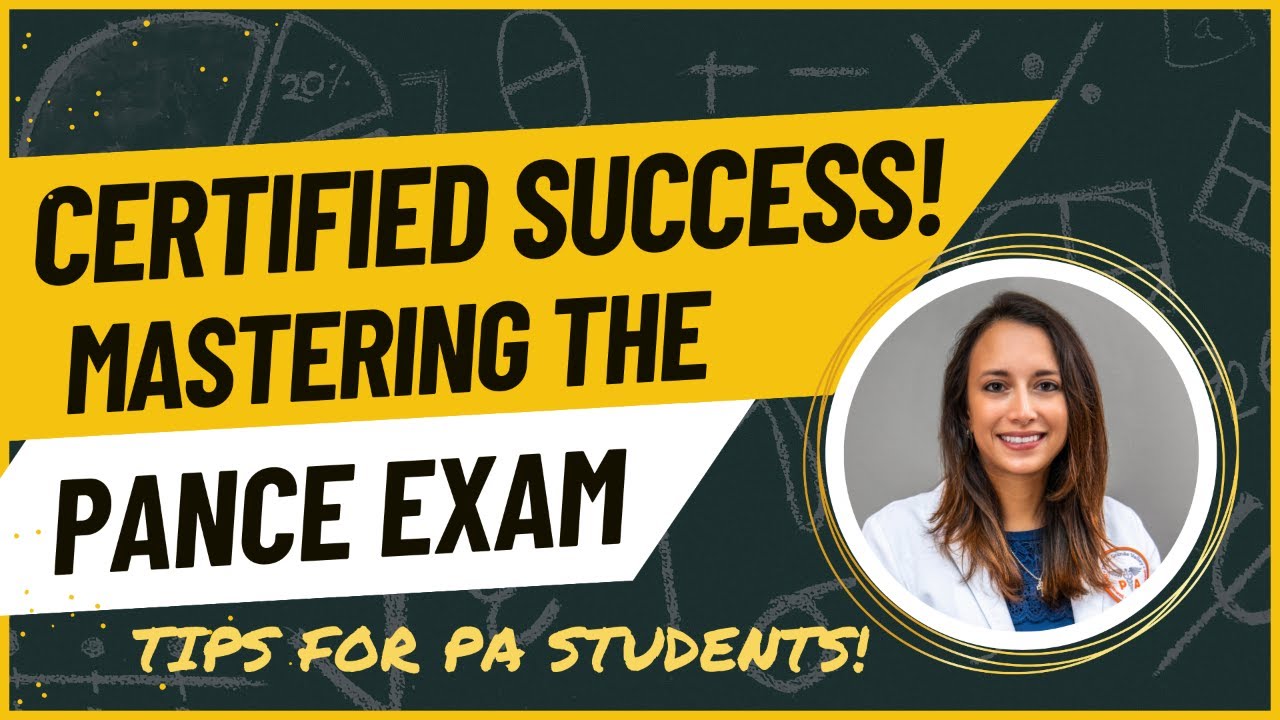 THIS IS HOW You Can Pass the PANCE Exam for PA Students - YouTube