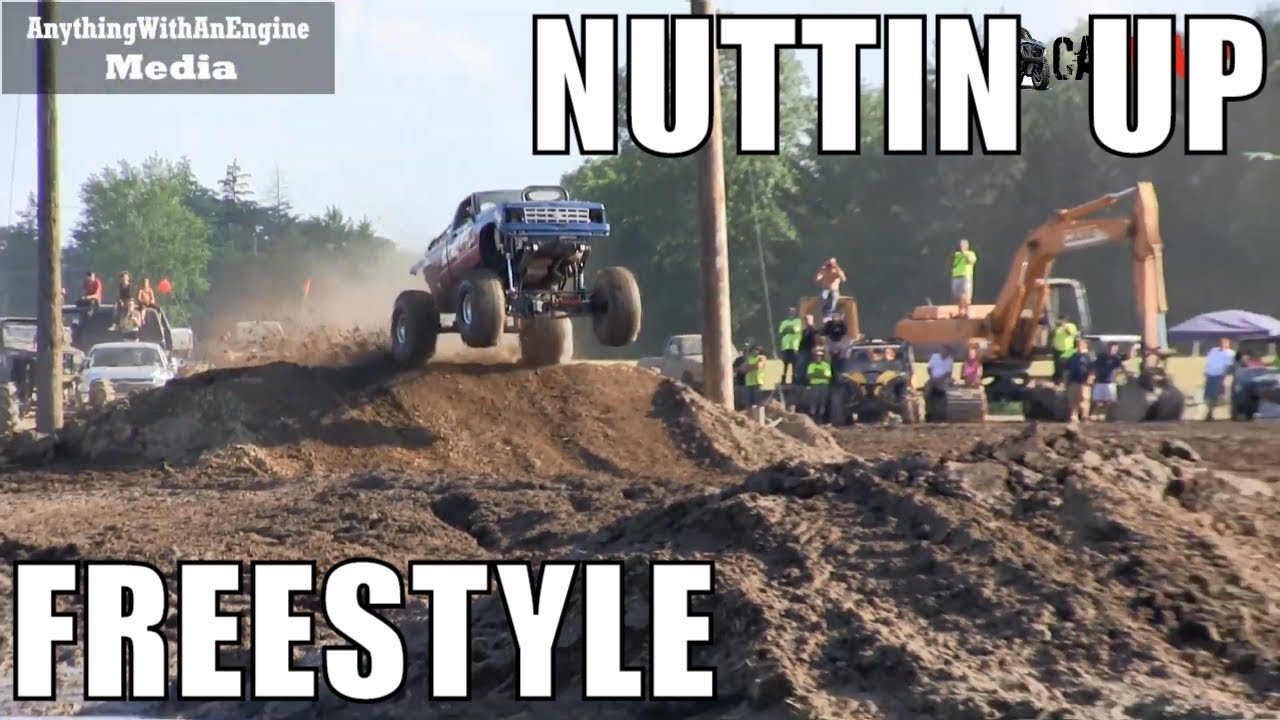 NUTTIN UP MEGA TRUCK FREESTYLE AT MID MICHIGAN MUDFEST 2019 - YouTube