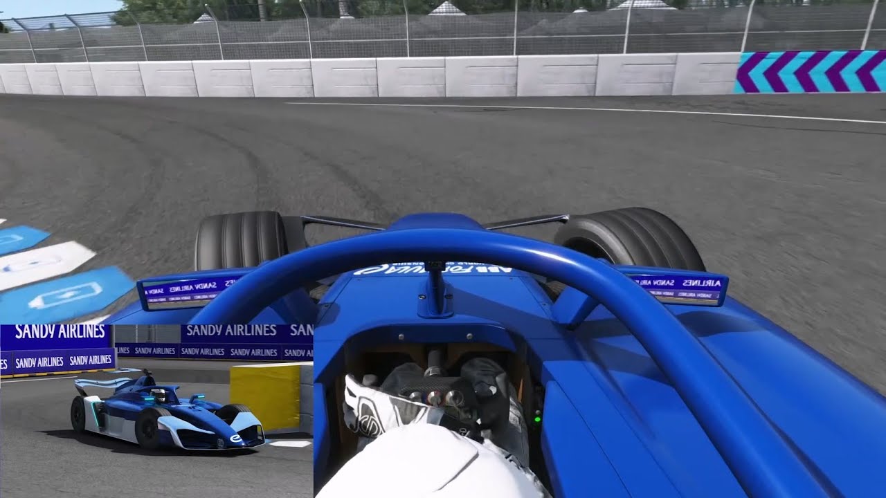WIP ONBOARD FORMULA E GEN4 TEST MEXICO assetto corsa - YouTube