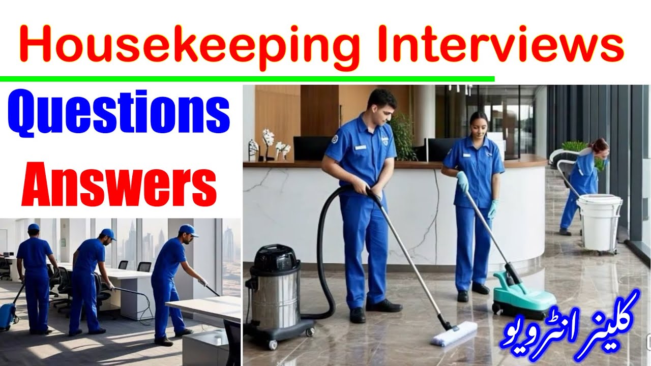 Housekeeping Interview questions and answers | Housekeeping interview ...