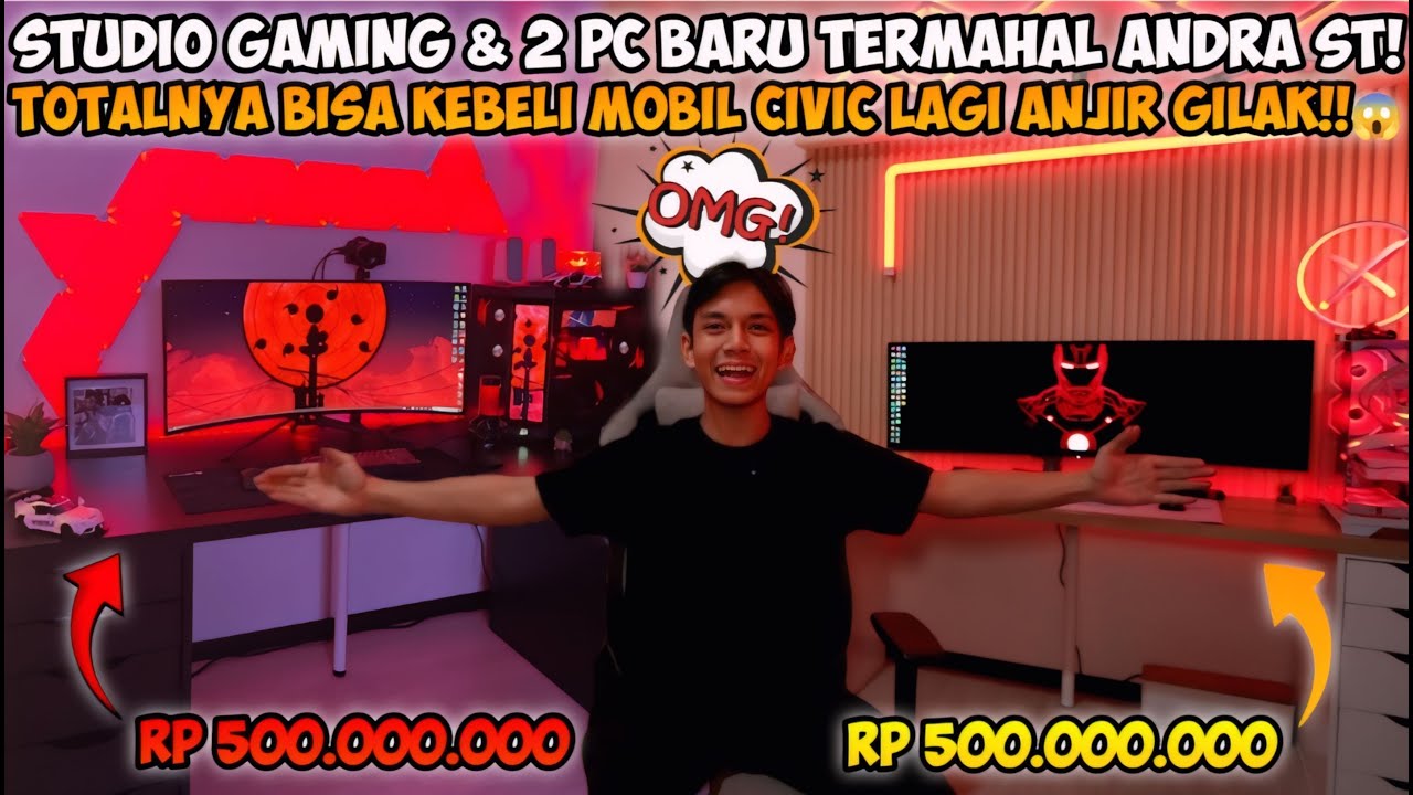 STUDIO GAMING & 2 PC BARU TERMAHAL ANDRA ST! TOTALNYA BISA KEBELI MOBIL ...