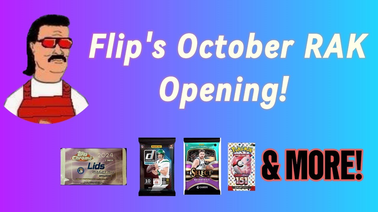 Flip's October RAK Unboxing! TCG & Sports Card Pack Opening! - YouTube