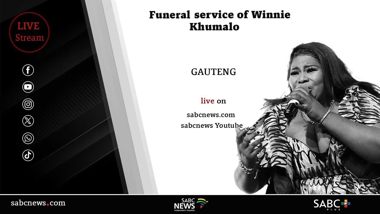 Winnie Khumalo funeral service - YouTube