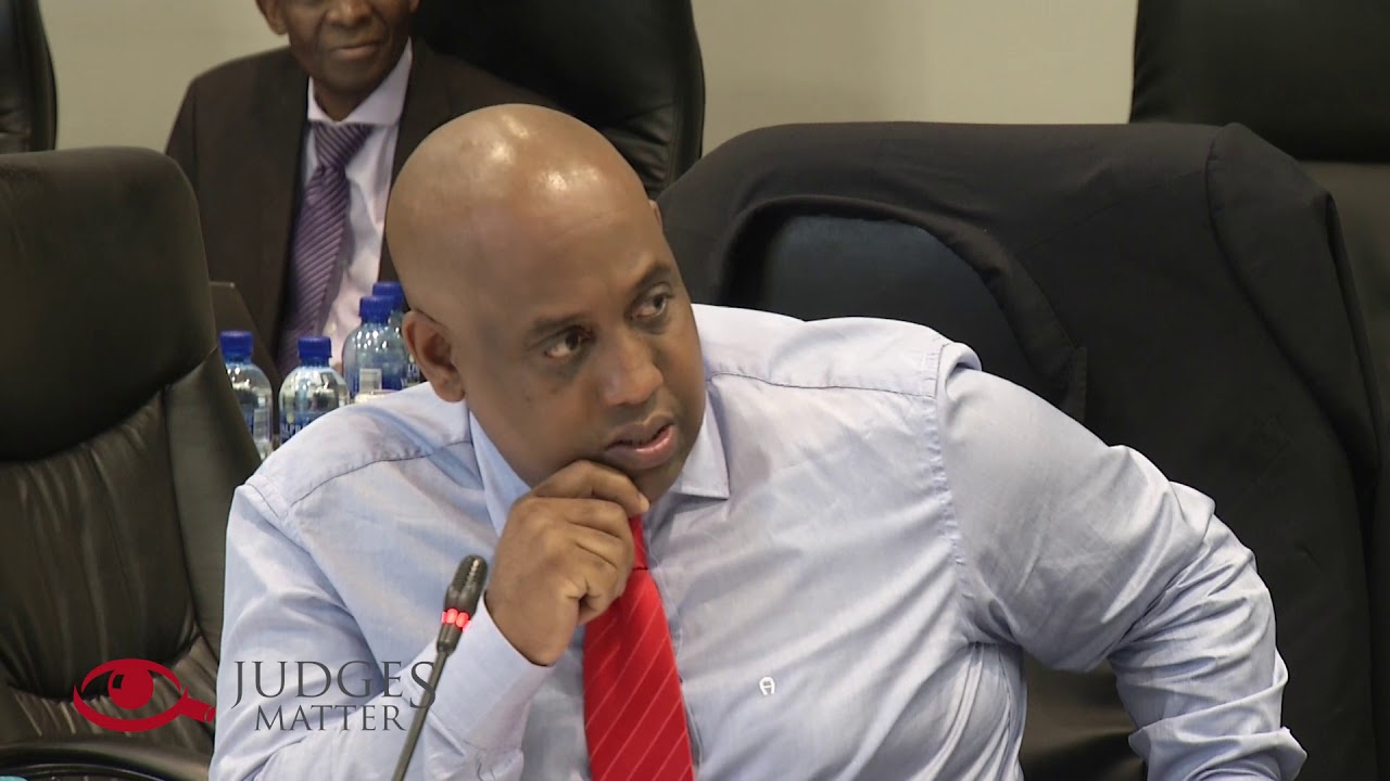 Commissioner Msomi questions Judge Majiedt at JSC Interviews - YouTube