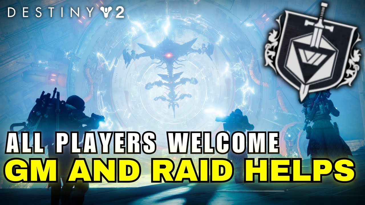 🔴DESTINY 2 - GM AND RAID HELPS! - YouTube