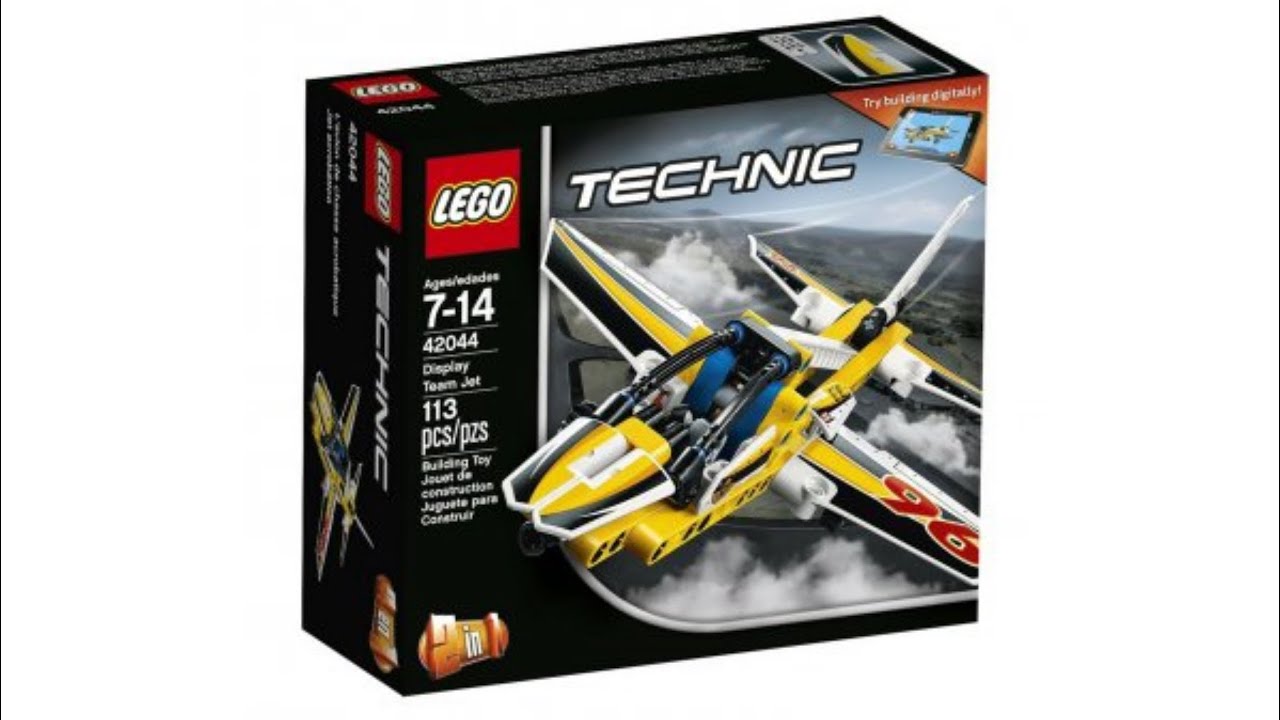 Lego 42044 - Display Team Jet - YouTube