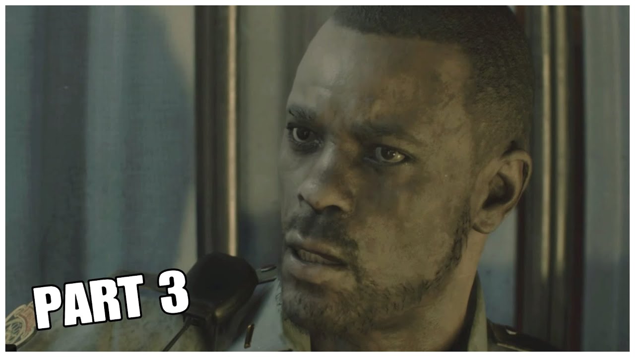 RESIDENT EVIL 2 REMAKE Walkthrough Gameplay Part 3 - LIEUTENANT MARVIN ...
