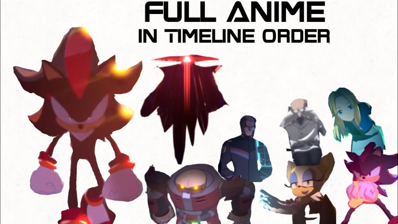 Sonic X Shadow Generations Dark Beginnings But In Timeline Order - YouTube