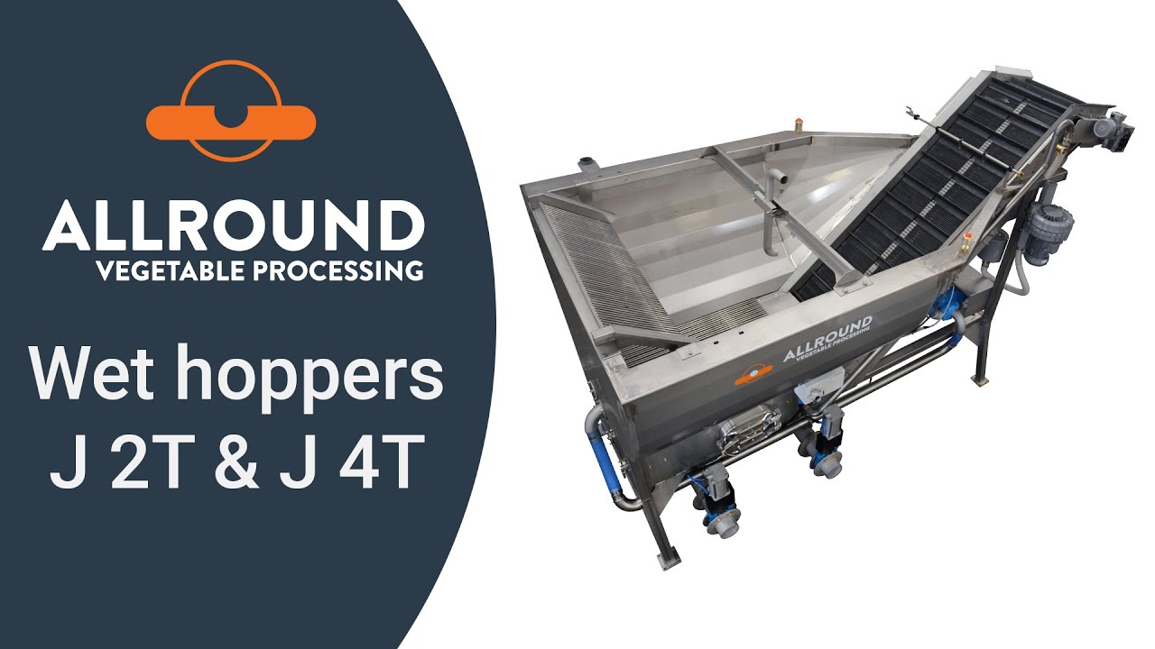 Wet hoppers J 2 & J 4 | Allround Vegetable Processing - YouTube