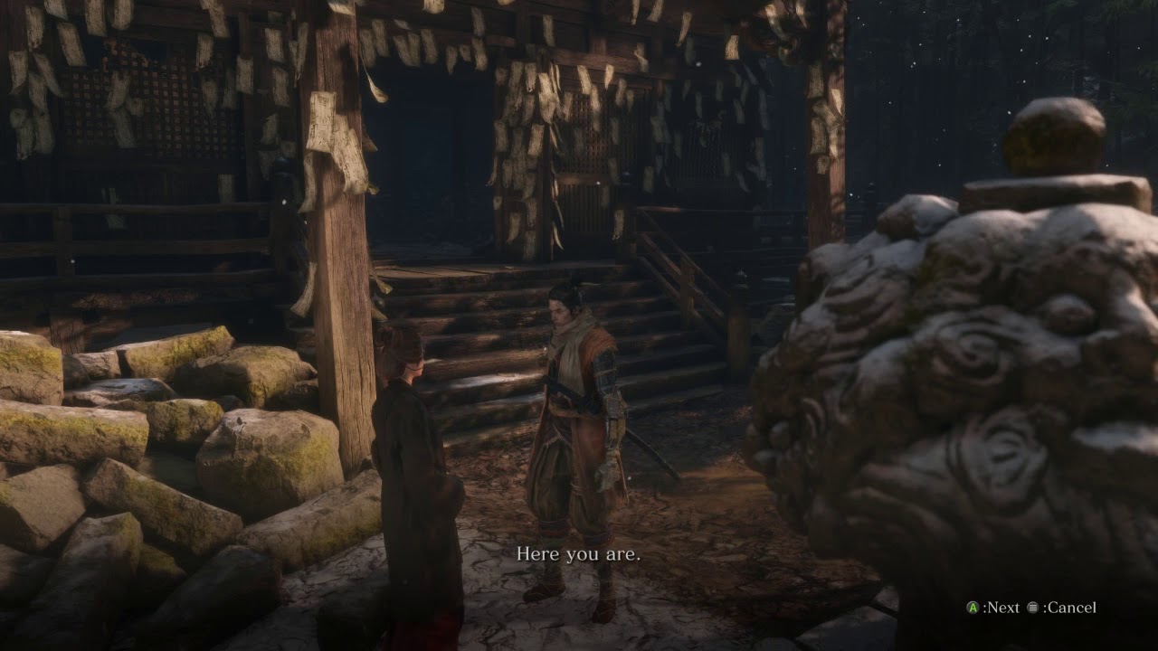 Sekiro 隻狼 - Emma (aka the Waifu) Finds the Cure to Dragonrot - YouTube