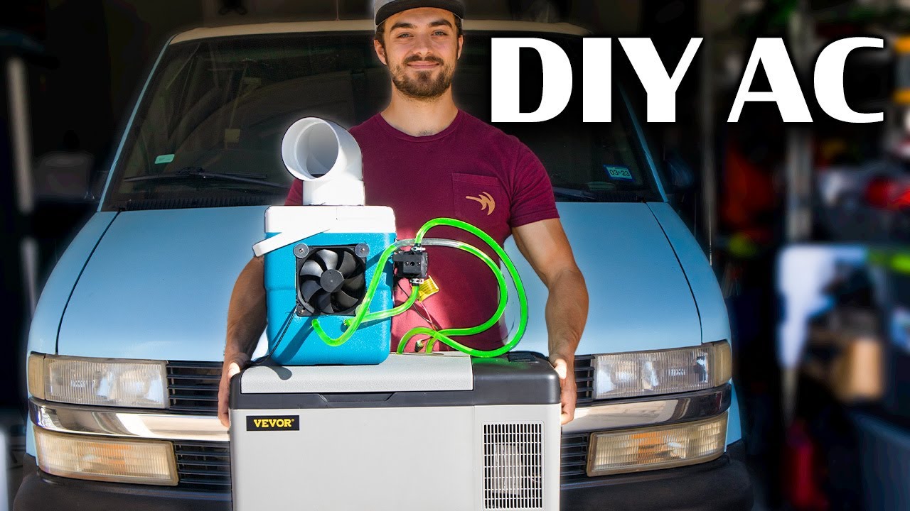 DIY Off Grid AC for my Budget Camper Van - YouTube
