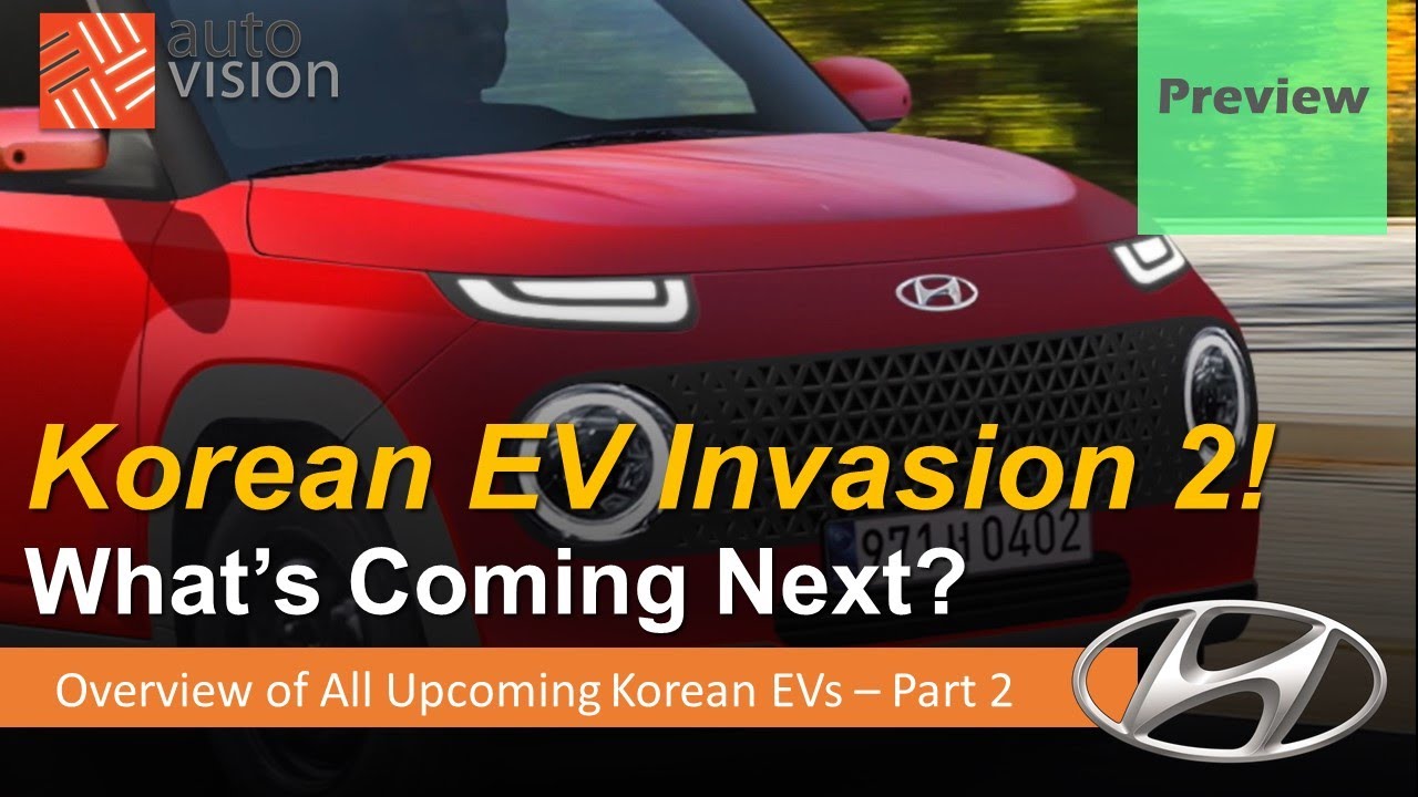 All Upcoming Korean EVs 2021-2022 Part-2! Hottest Electric Cars from ...