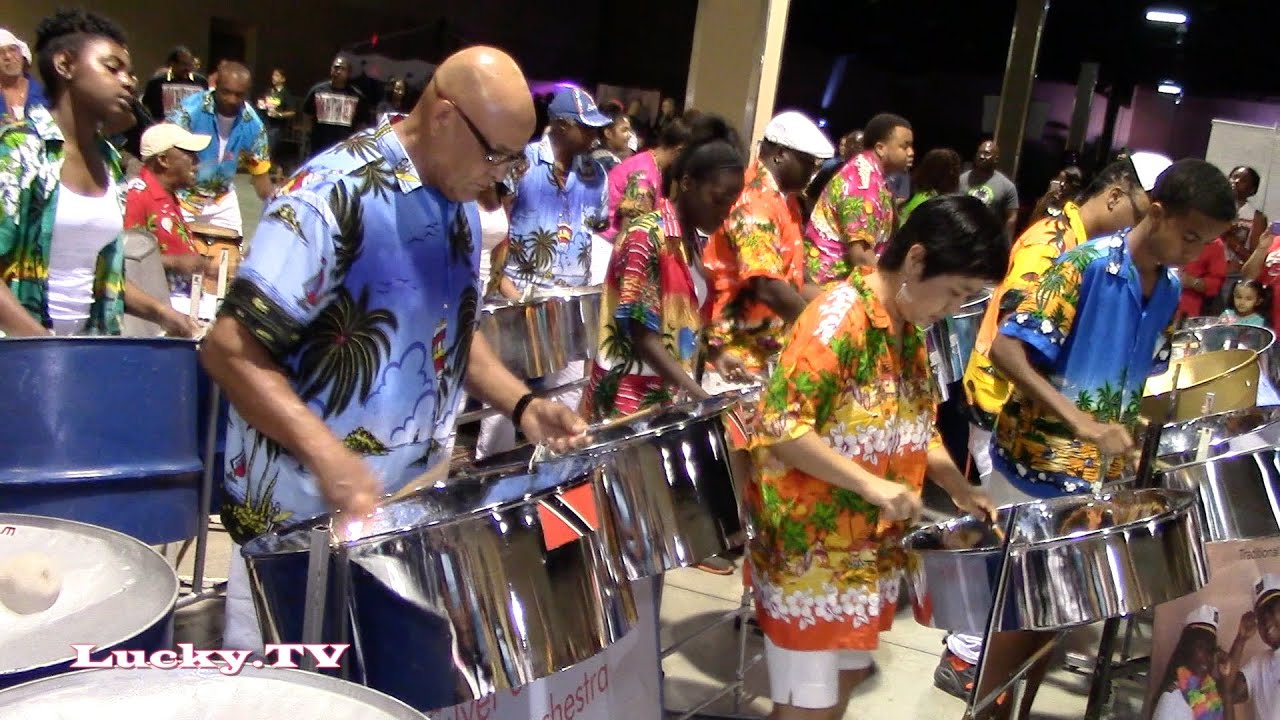 Silver Star Steel Drum Orchestra @ Carnival 2015 launch - YouTube