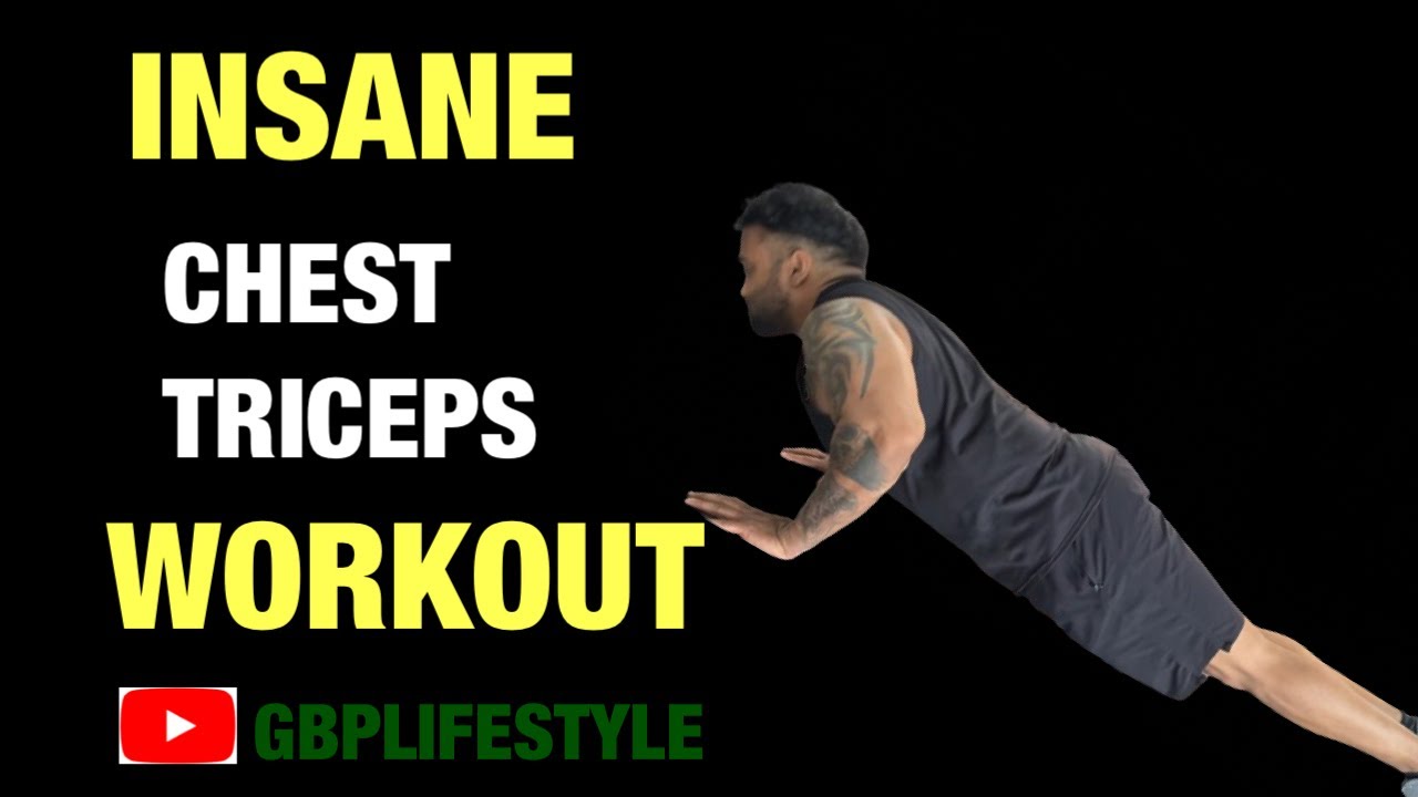 Chest And Triceps workout 🏋️‍♀️| Intense Workout For Fat Loss - YouTube