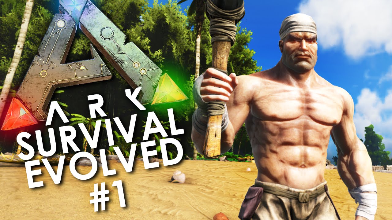 ARK: Survival Evolved - Episode 1 | BRAND SPANKING NEW SERVER - YouTube