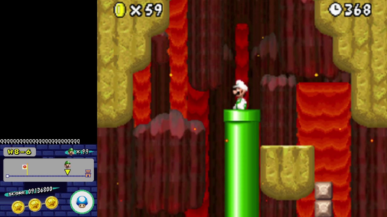 NSMB 8-6 100% IL in 0:37 - YouTube