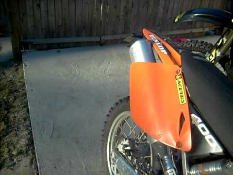 2002 ktm 400 EXC-R - YouTube