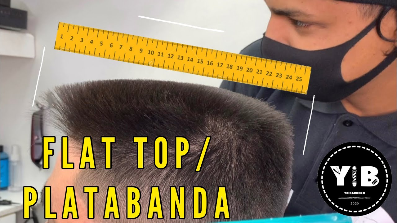 COMO HACER UN FLAT TOP / PLATABANDA CORTE MILITAR EN CABELLO LISO 2020 ...