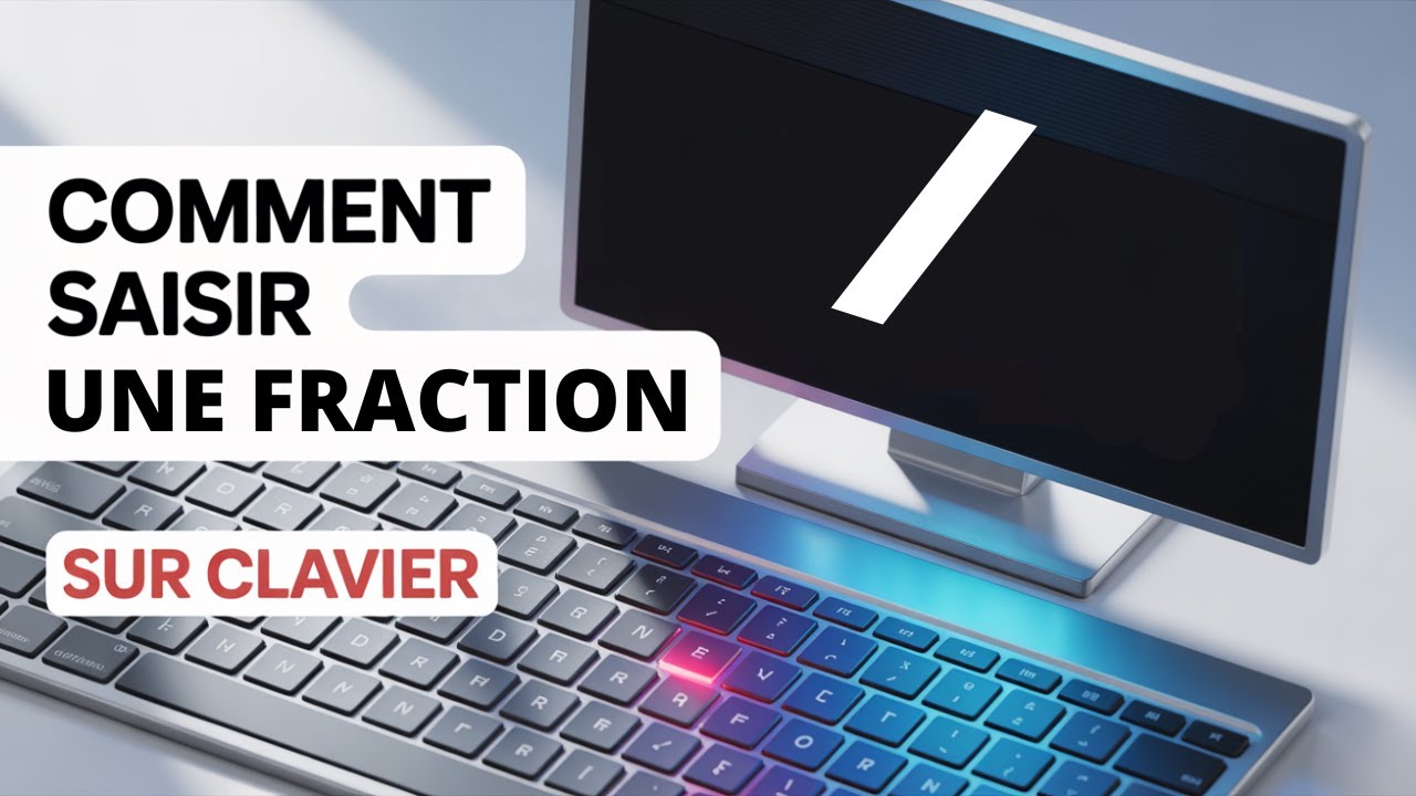 Comment faire la barre de fraction / sur le clavier ? ⌨️😎 - YouTube