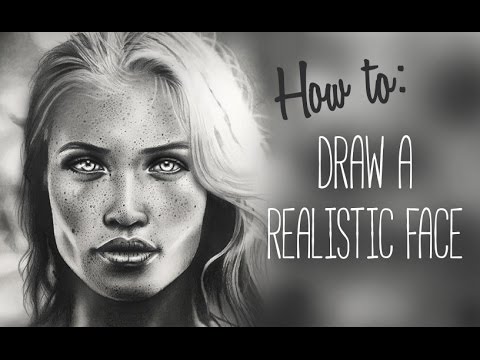 SPEED DRAWING - REALISTIC FACE - YouTube