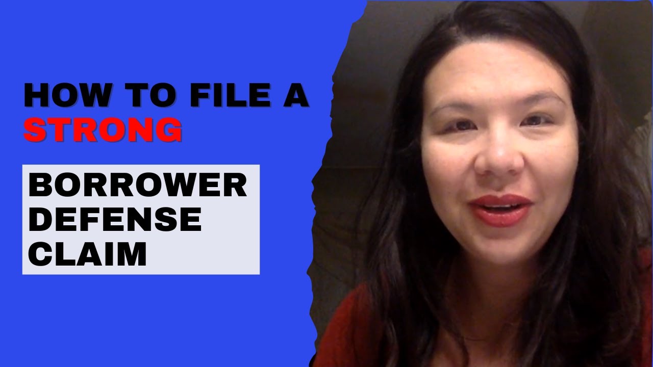 How to file a strong Borrower Defense Claim - YouTube