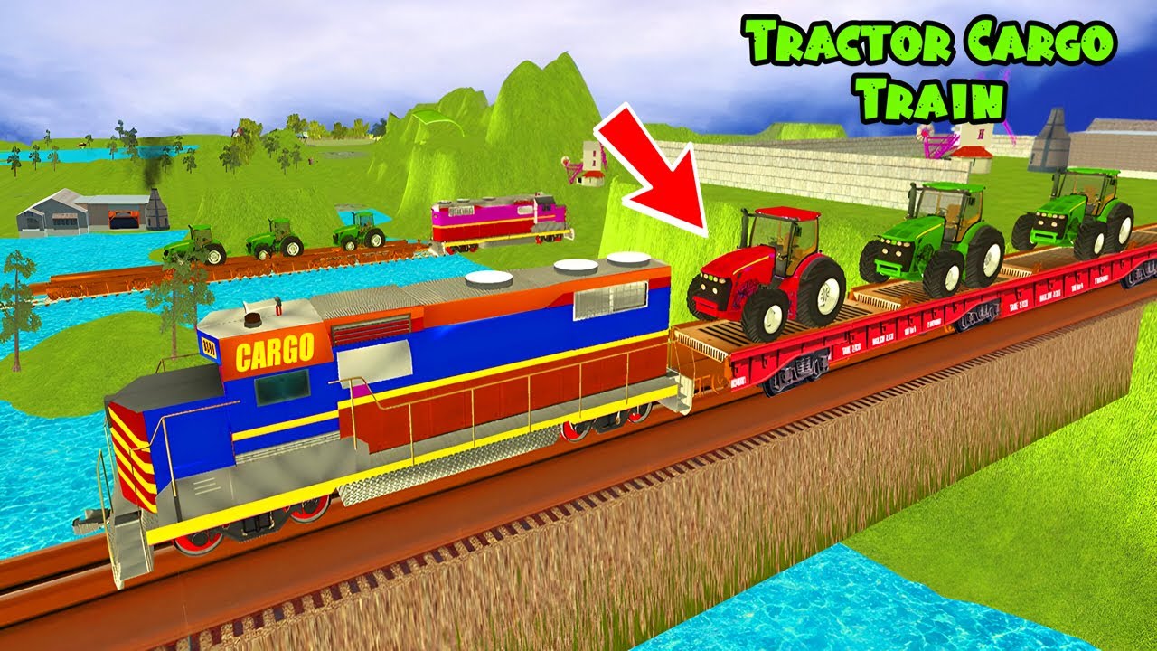 Heavy Duty Tractor Cargo Train Transport Simulator Gameplay Android ...