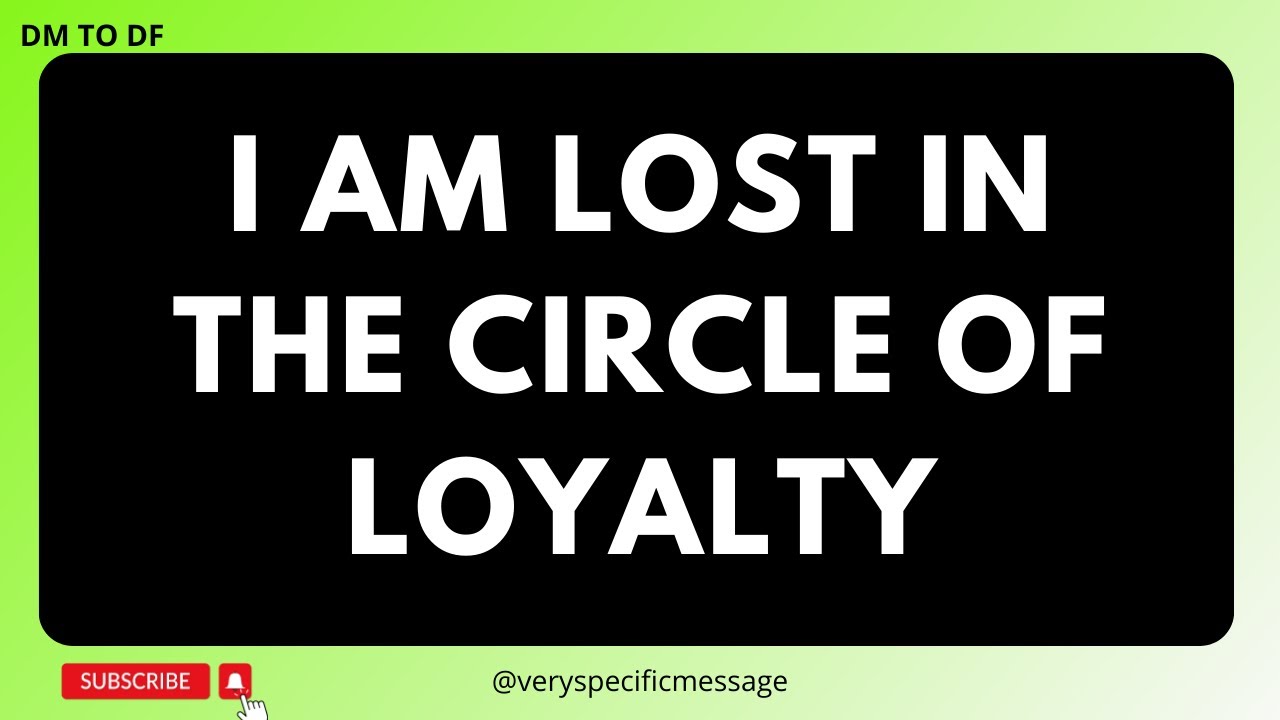 DM to DF😢 I AM LOST IN THE CIRCLE OF LOYALTY...😭💕 Divine Masculine ...