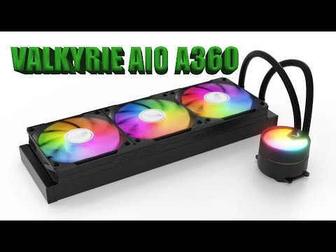 Valkyrie AIO A360 ARGB Black unboxing & lighting - YouTube