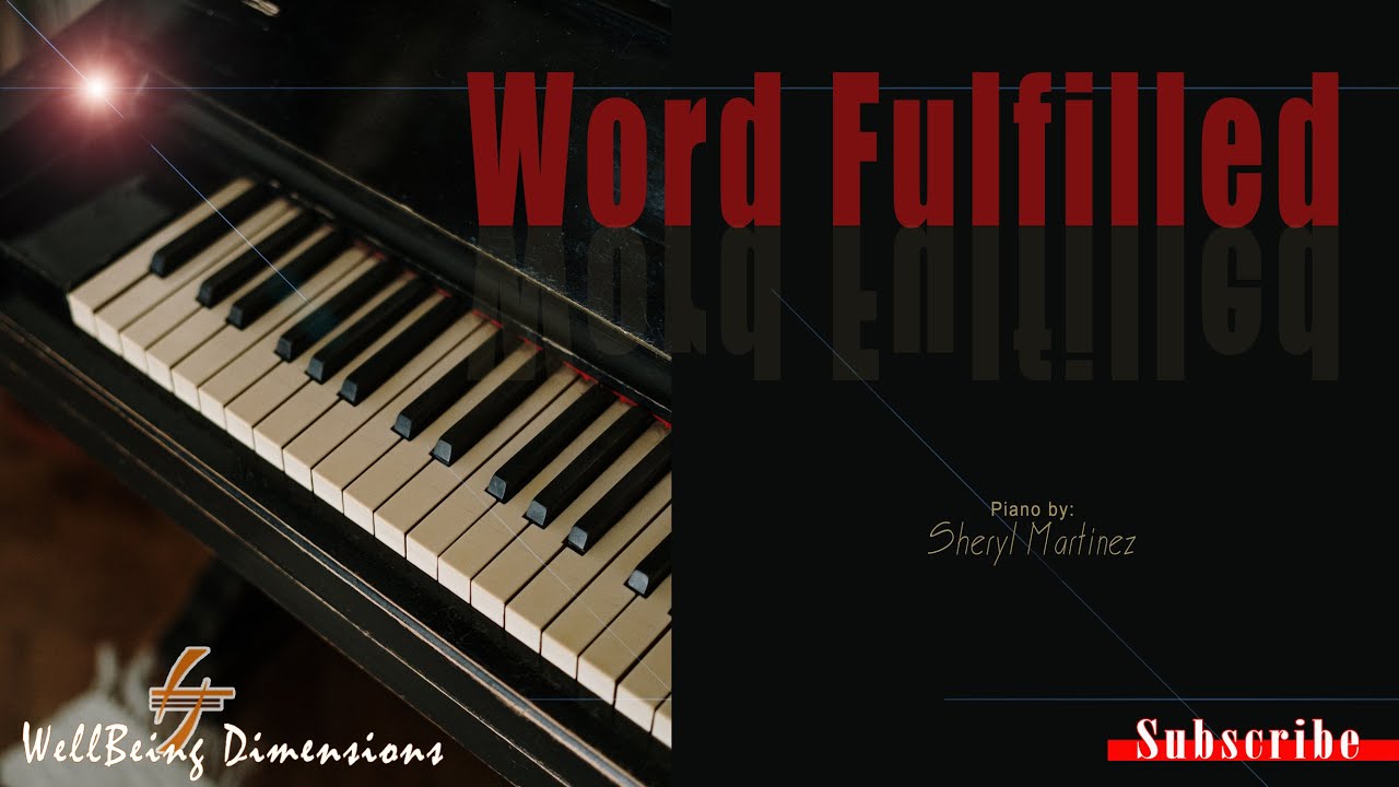 Word Fulfilled | Instrumental with Lyrics | Piano - YouTube