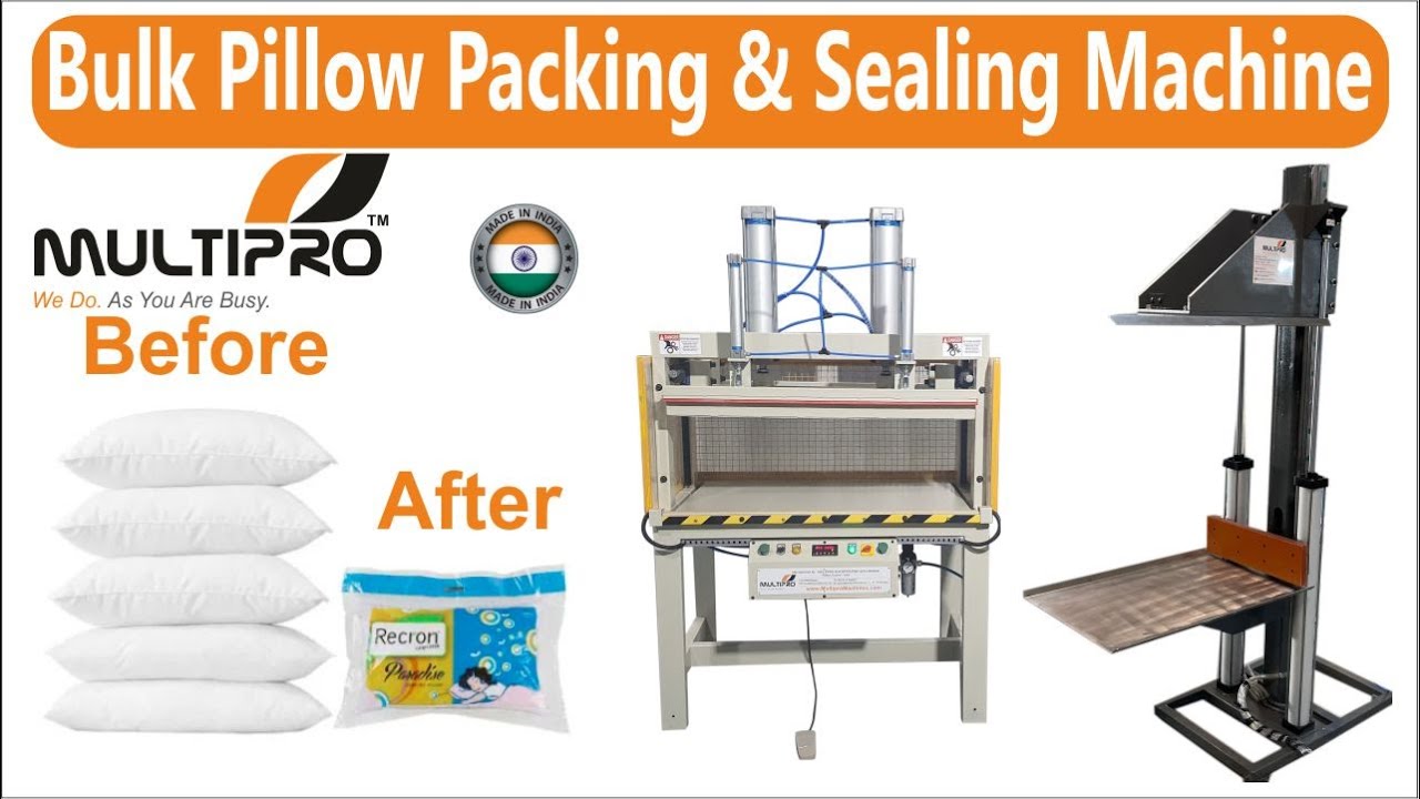 Pillow bunch packing machine with sealing / Packaging machine for ...