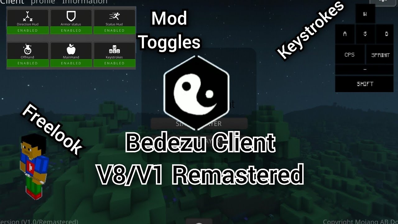 Trying out the Bedezu Client V8/V1 remastered || Updated keystrokes ...