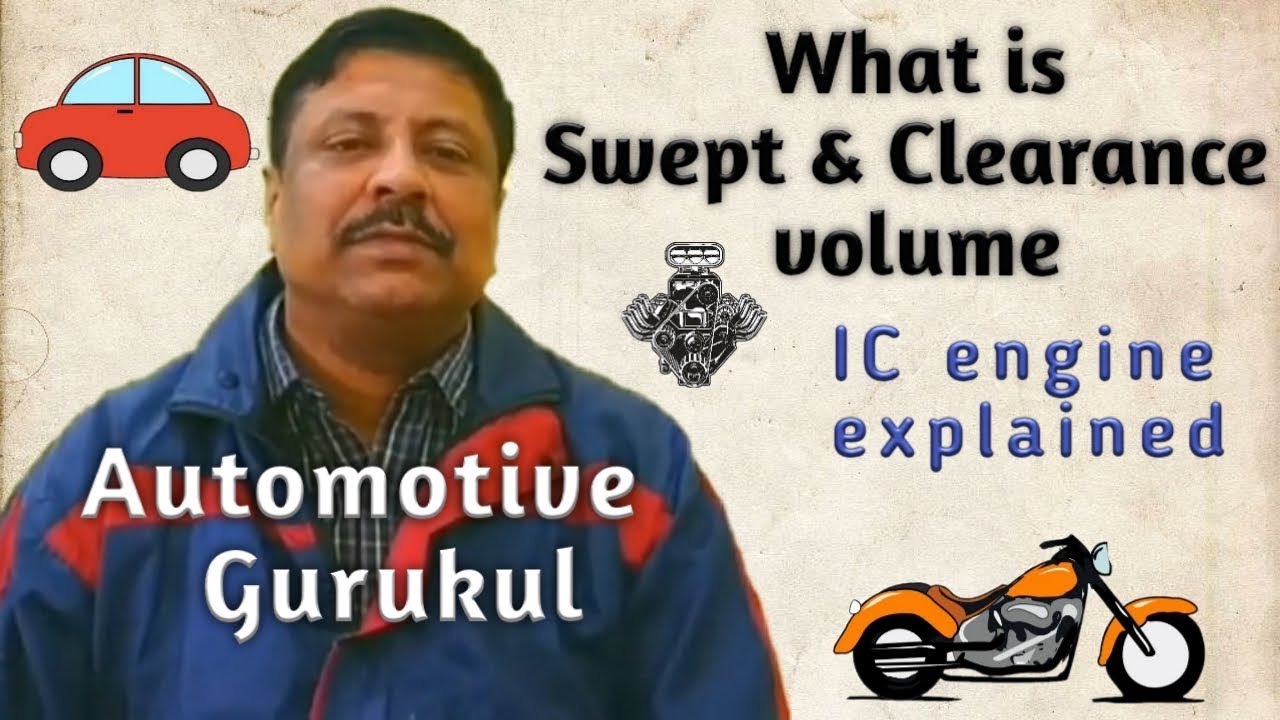 What is swept volume and clearance volume | Automobile engine explained ...
