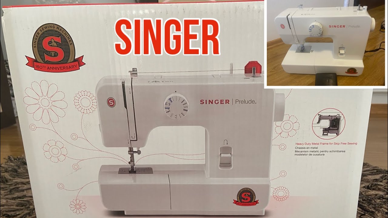 Masina de cusut SINGER PRELUDE - YouTube