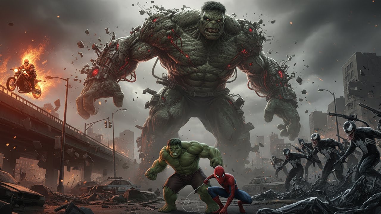 How Hulk Faced the Giant Prototype Built to Destroy the City - YouTube