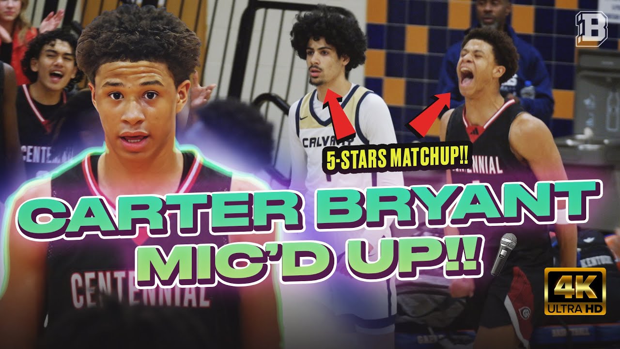 we mic'd up 5-Star Carter Bryant and he took on 5-star Shon Abaev ...