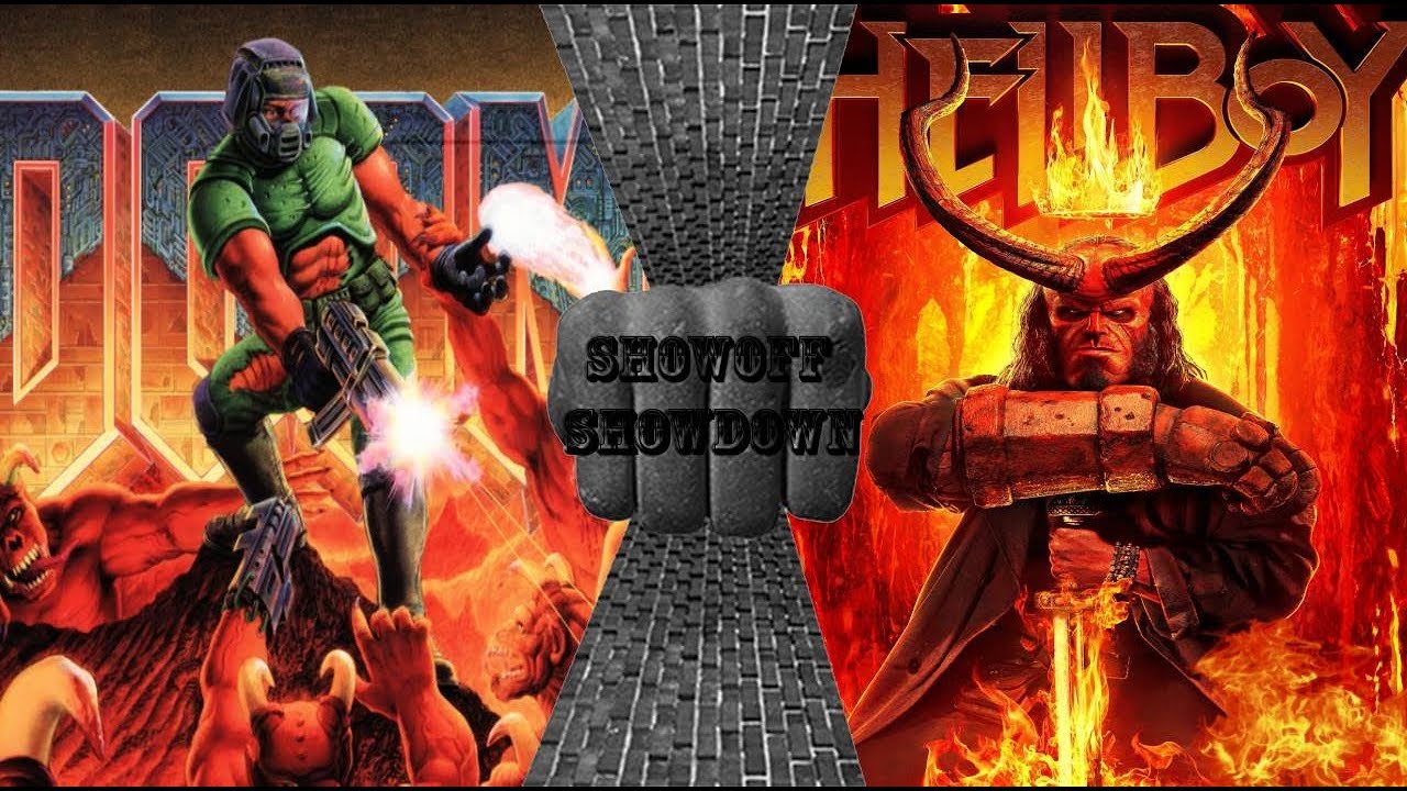 Doomguy VS Hellboy REMASTERED! SHOWOFF SHOWDOWN! - YouTube