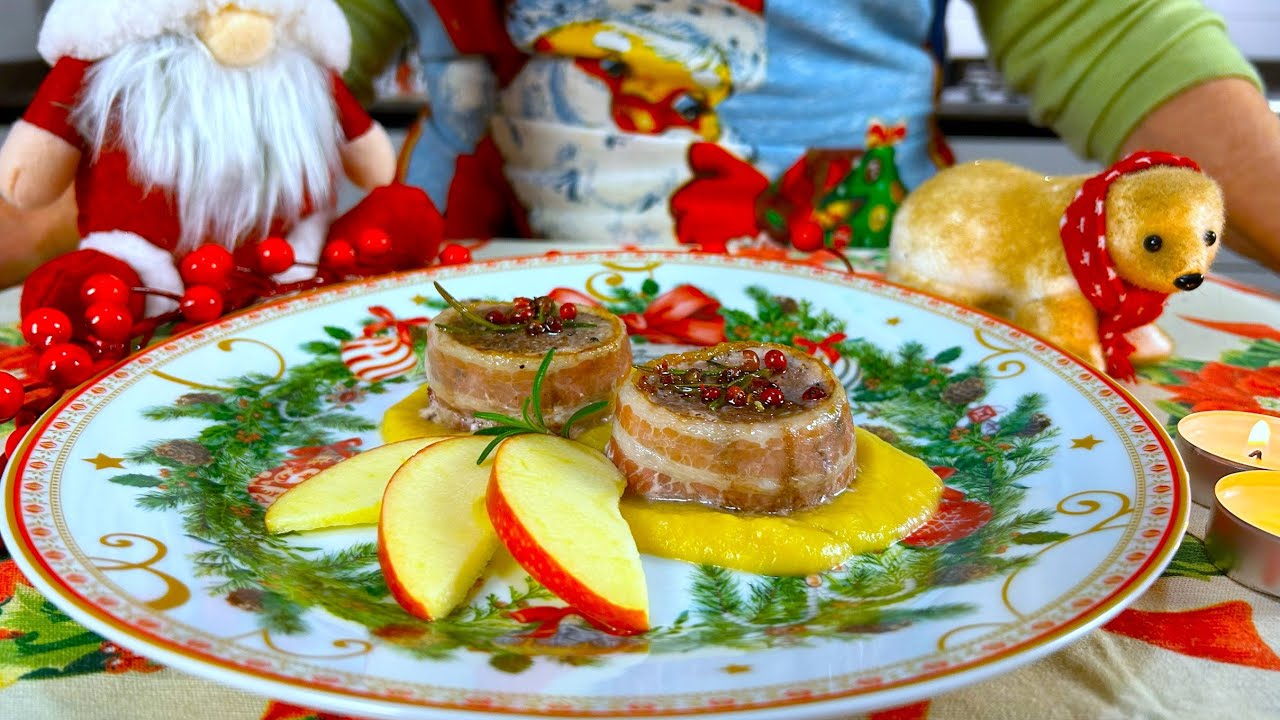 Per vigilia, Natale o capodanno🎄 Medaglioni di maiale con salsa di mele ...