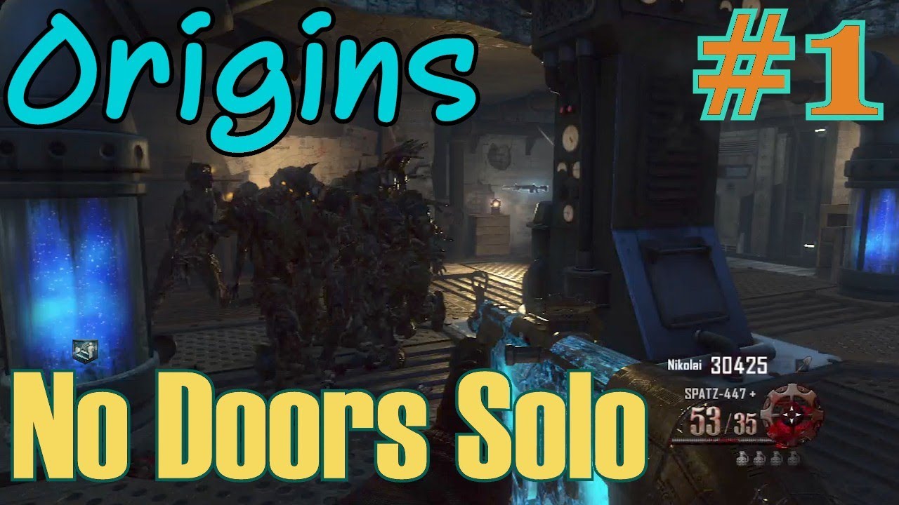 Origins - First Room Solo Challenge - Part 1 - BO2 Apocalypse DLC - YouTube