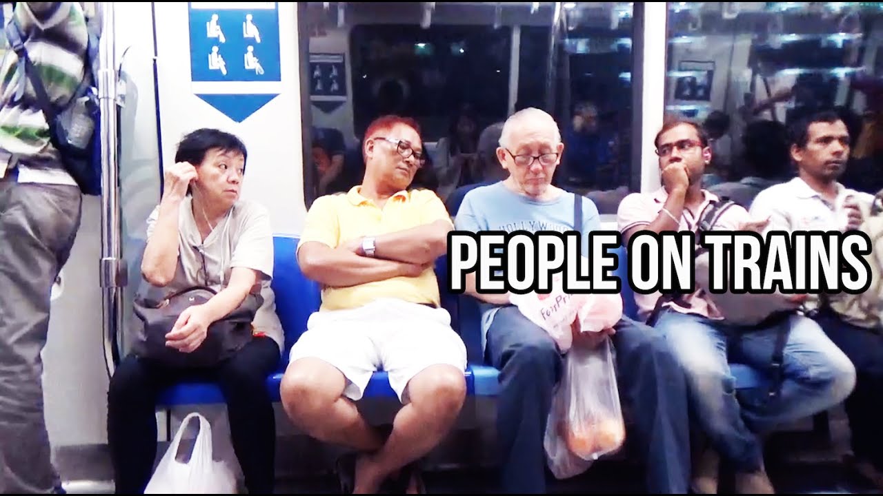 People On Trains: Smartphone Addiction in Singapore - YouTube