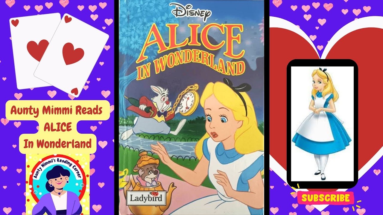 'ALICE IN WONDERLAND, 'Kids Disney Book Reading By Aunty Mimmi, British ...