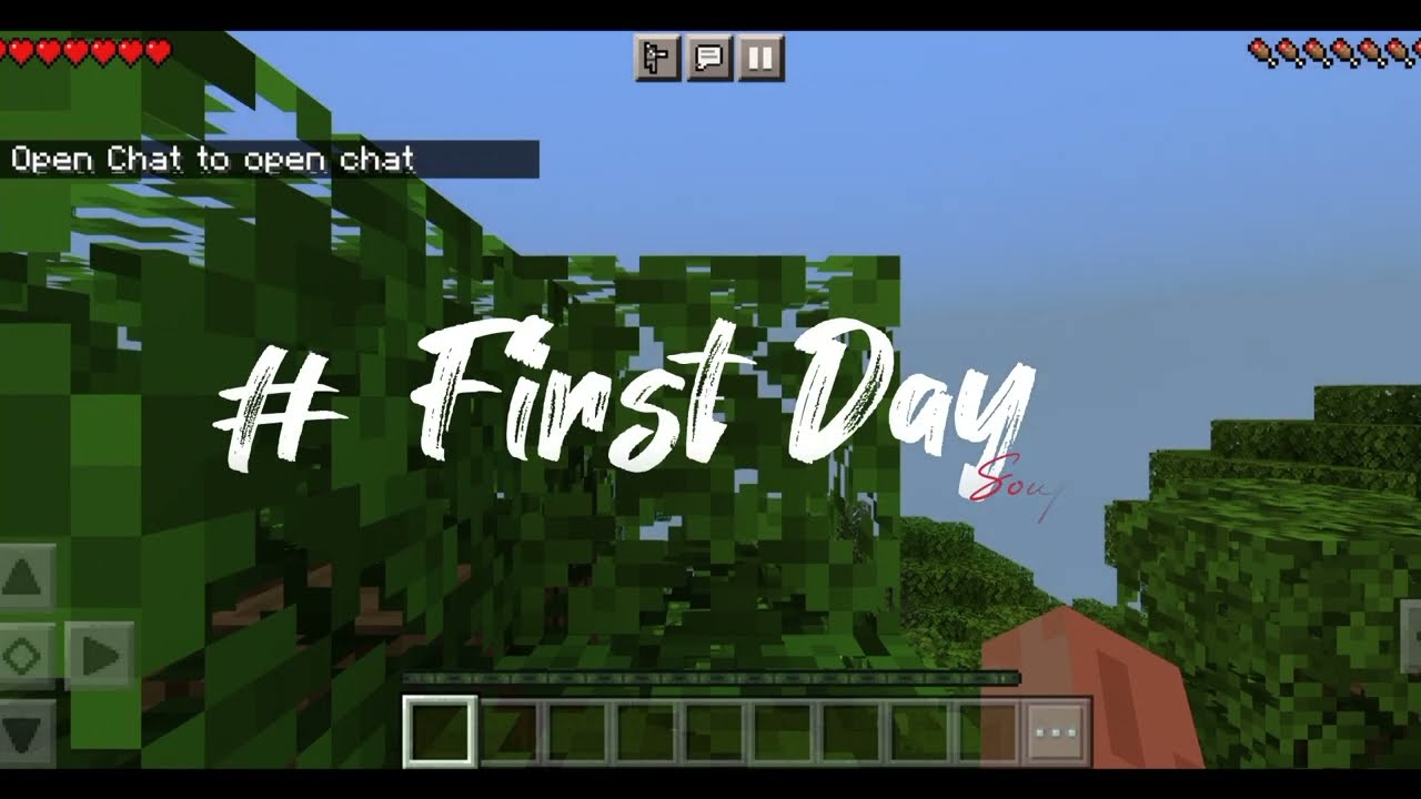 First day in Minecraft | Minecraft | - YouTube