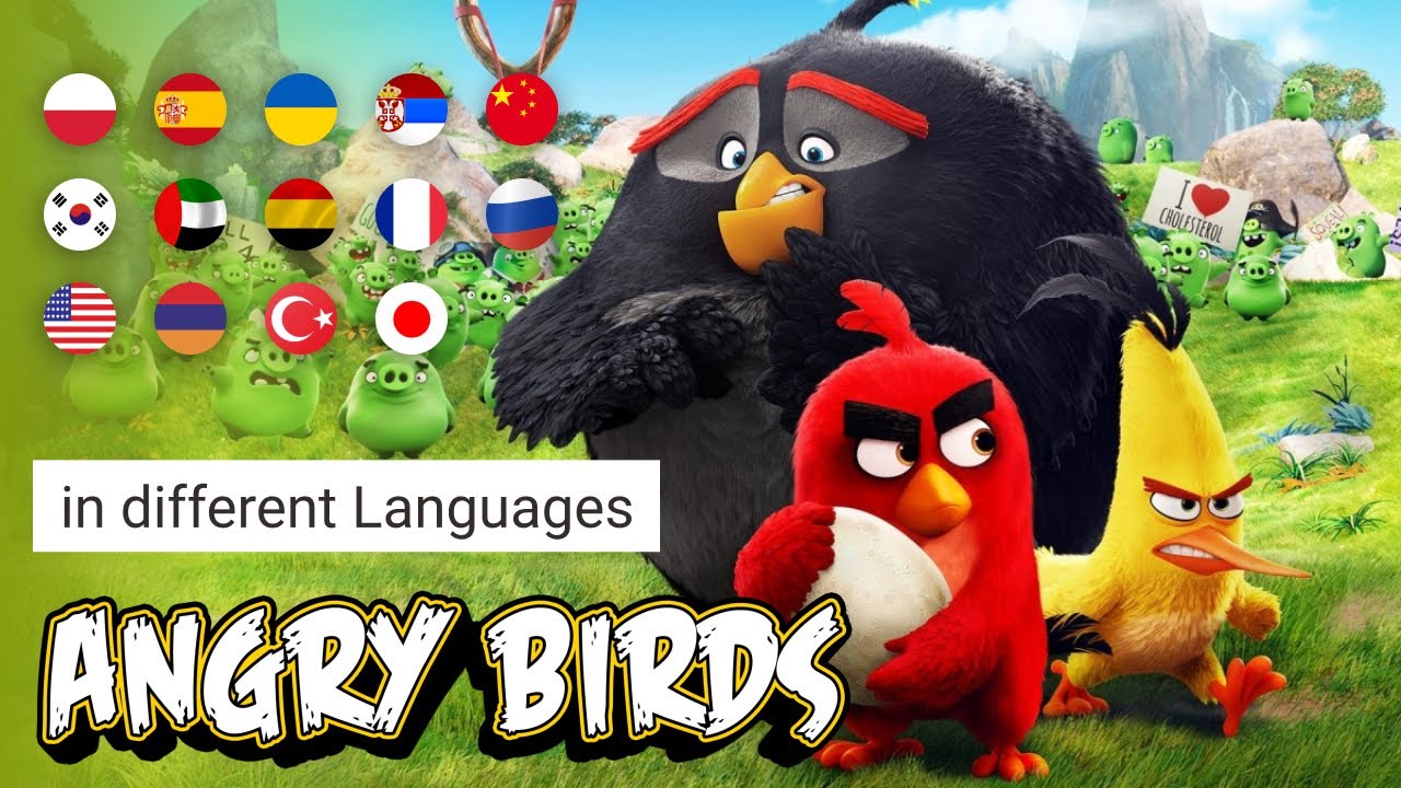 Angry Birds in different languages meme - YouTube