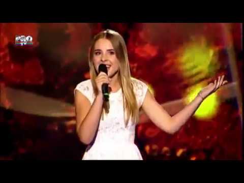 LIVE Maria Ilinca Bacila-Cowboy Sweetheart-Vocea Romaniei 2014 Auditii ...