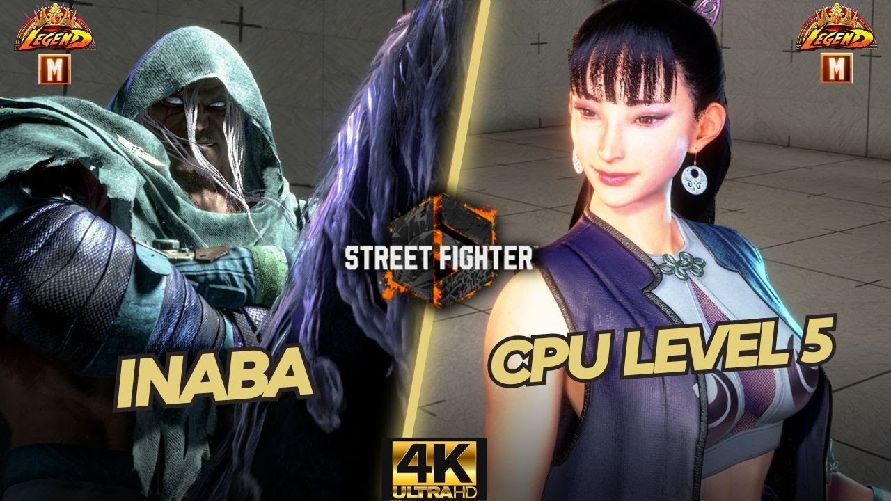 SF6 4K inaba【Modern bison】Vs CPU level5【Modern chuli】【Street Fighter 6 ...
