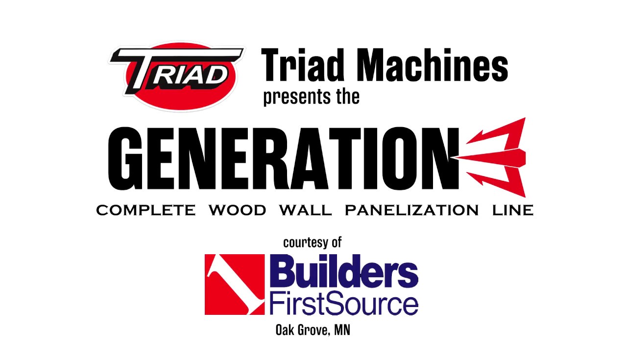 Triad Generation 3: Complete Wood Wall Panel Line - YouTube